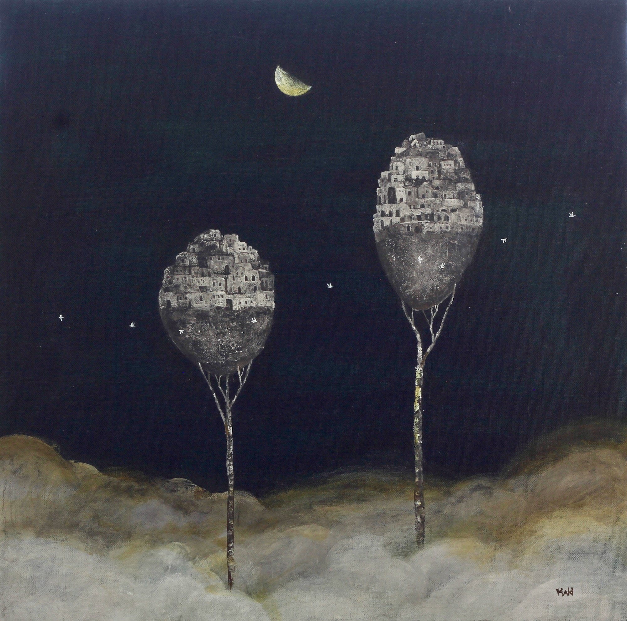 night of half moon - Print – Yallingup Galleries