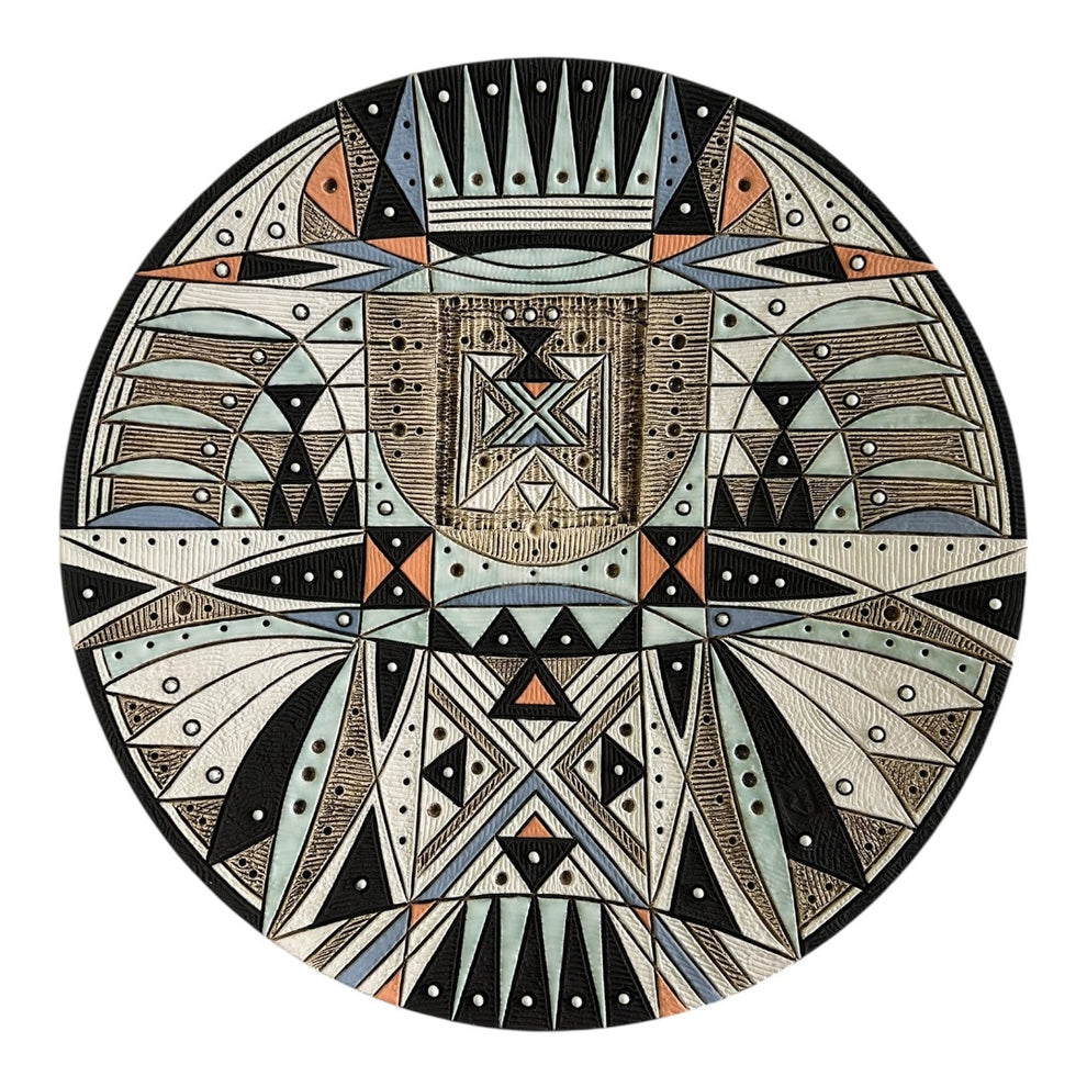 Large Round Platter - Summer – Yallingup Galleries
