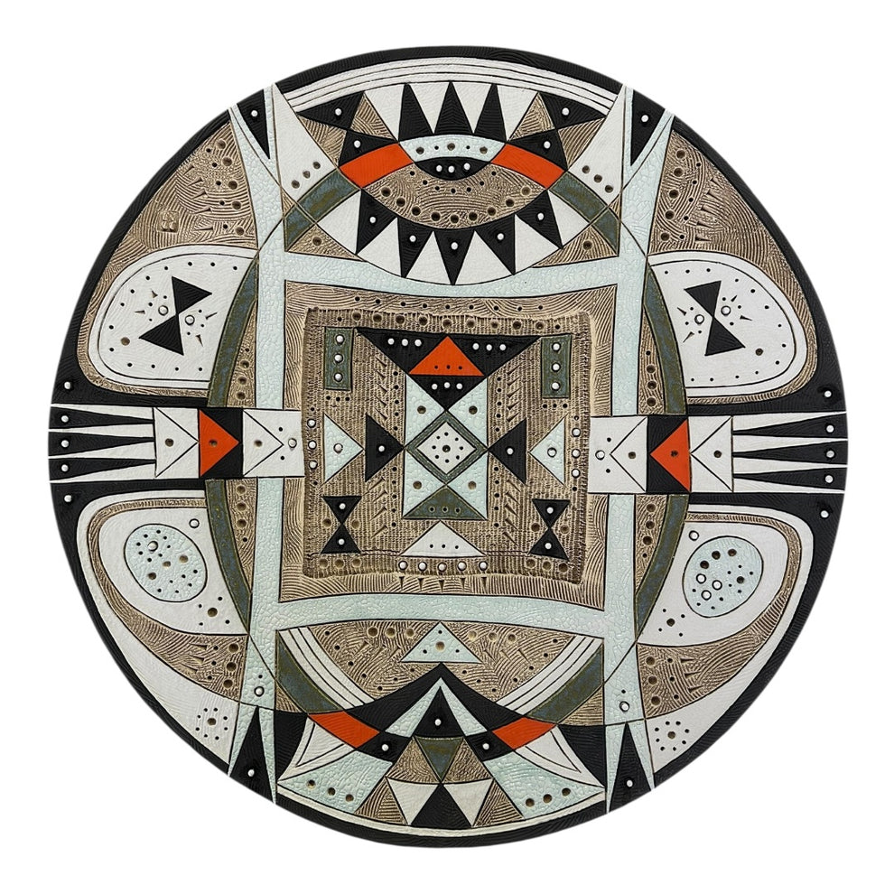 Extra Large Round Platter - Summer – Yallingup Galleries