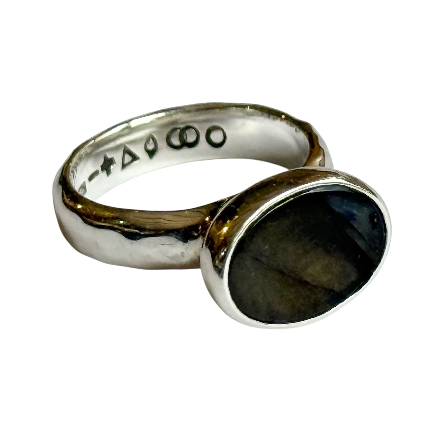 Ring - Beneath the Sea Labradorite – Yallingup Galleries