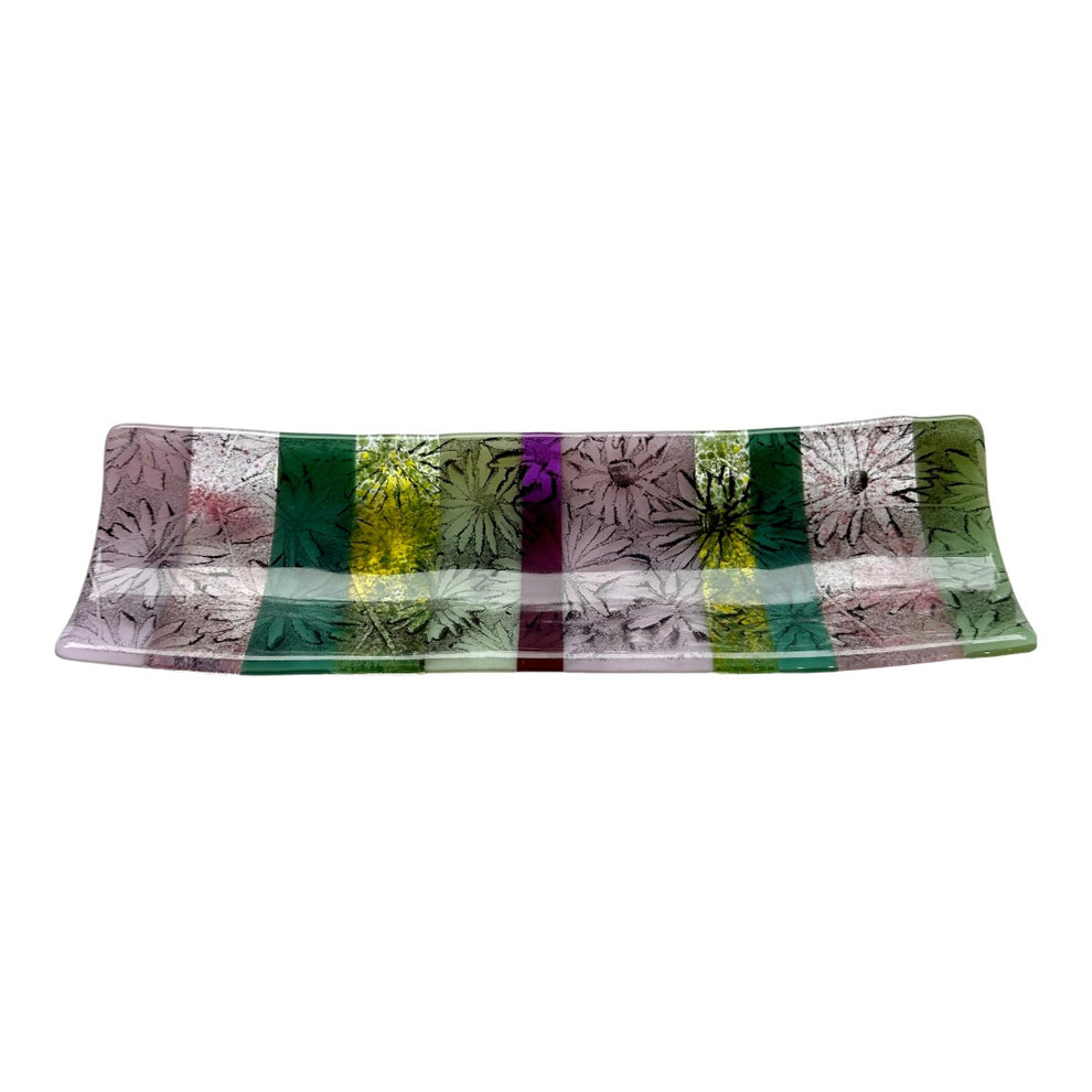 Oblong Plate with Flowers – Yallingup Galleries