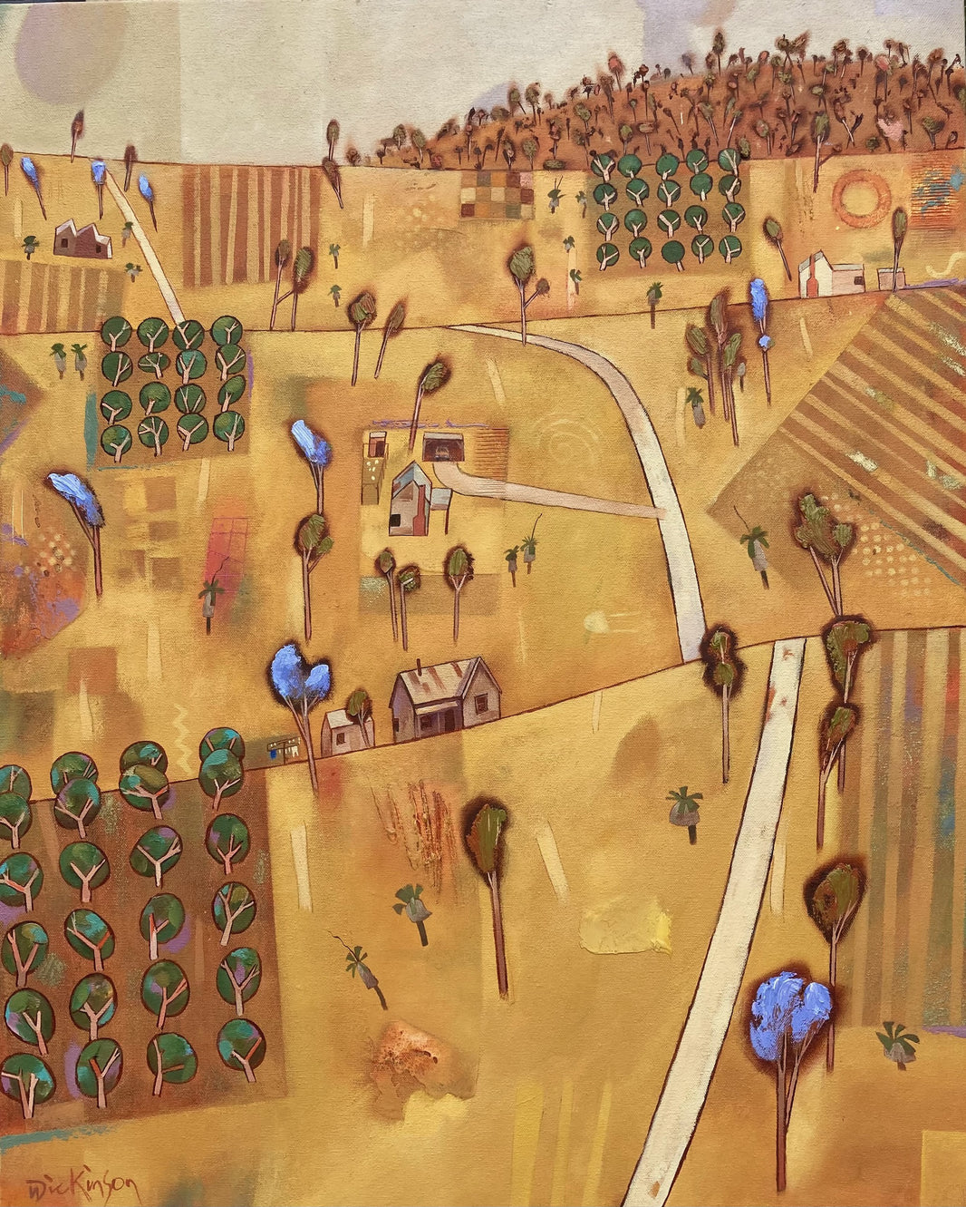 Ian Dickinson Abstract Artist Yallingup Galleries